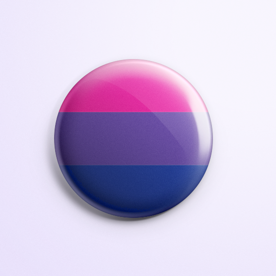 Bisexual Pride Flag Button – BRC